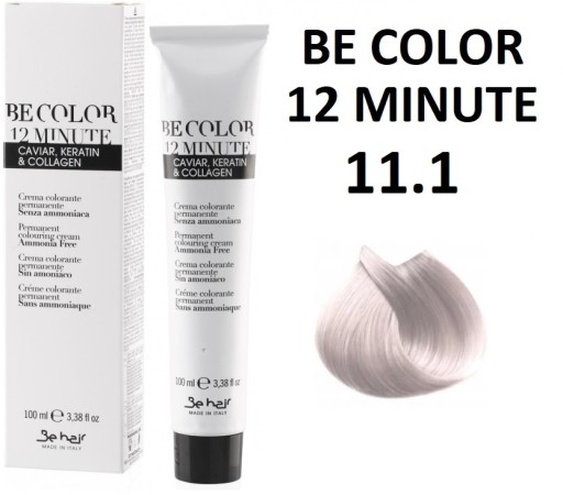 BE COLOR FARBA 12 MINUTOWA BEZ AMONIAKU 100ML KOLOR: 11.1 ...