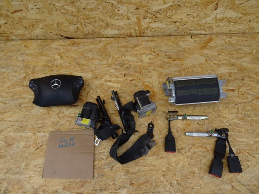 MERCEDES CLK W209 AIRBAG PASY ORYGINAŁ za 500.00PLN z gniewkowo ...