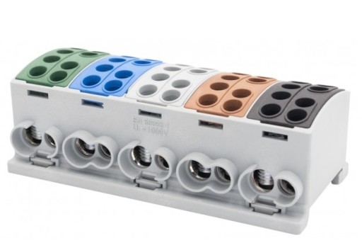 Blok Rozdzielczy Zacisk Odgałęźny 1x35/25 3L+N+PE (5904067609129 ... Blok Rozdzielczy Zacisk Odgałęźny 1x35/25 3L+N+PE (5904067609129 ...