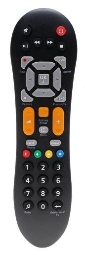 DIAĽKOVÝ OVLÁDAČ Digitálny dekodér POLSAT BOX HD3000 HD5000 HD6000 ...