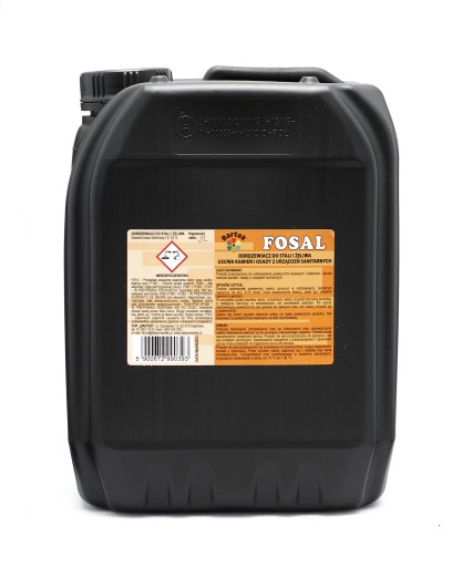 FOSOL, FOSAL ODRDZEWIACZ DO STALI I ŻELIWA 5L 5900672990959 za 64.59PLN ...