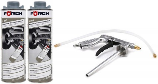 FORCH L260 ZESTAW DO ZABEZPIECZANIA PODWOZIA 1L 2 SZTUKI + PISTOLET ...