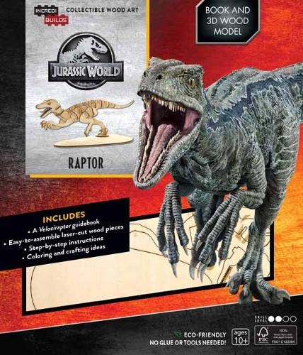 IncrediBuilds IncrediBuilds: Jurassic World: Raptor Book and 3D Wood ...