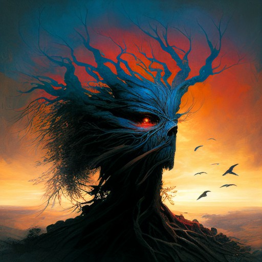 Obraz Zdzisław Beksiński style (Różne wzory) 13164143536 - Allegro.pl