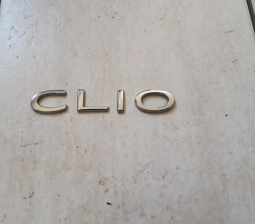 EMBLEMAT LOGO ZNACZEK NAPIS RENAULT CLIO V • Cena, Opinie - Allegro