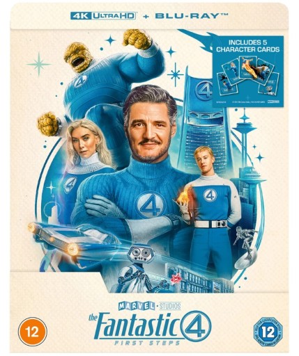 The Fantastic Four: First Steps Limited Edition 4K Ultra HD Steelbook ...