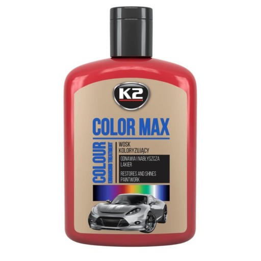 K2 COLOR MAX 250ML. CZERWONY WOSK KOLORYZUJĄCY DO 5906534000071 za 8 ...