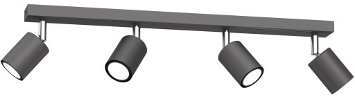 Luminex 4466 spot Striper grey/chrome 4xGU10 (5907565944662) • Cena ...