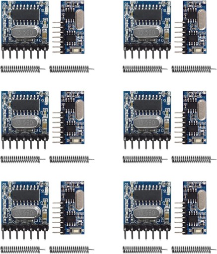 Qiachip Rx480e 433mhz moduł Rf 6 zestawów dla Arduino/raspberry Pi • Cena, Opinie • Sterowniki i ...