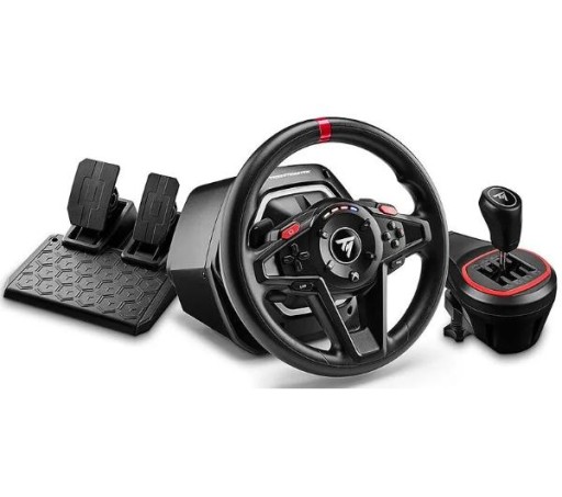 Volant Thrustmaster T128 Shifter Pack + Pedály T2PM + Truhla TH8S za ...