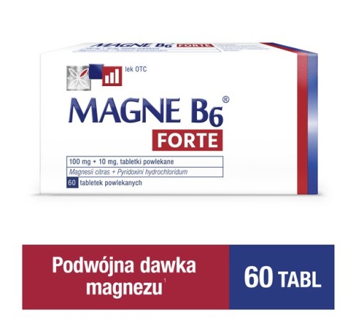 Magne B6 Forte magnez lek 60 tabletek (5909990713387) • Cena, Opinie • Pozostałe 10813800876 ...