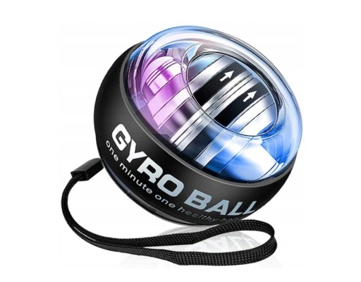 GYRO BALL LED GYROSKOPICKÁ GUĽA NA CVIČENIE ZÁPÄSTIA za 19.99EUR - Allegro