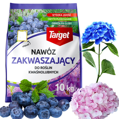 Nawóz zakwaszający do borówek i innych roślin kwaśnolubnych 10 kg Target (5901875011892) • Cena ...