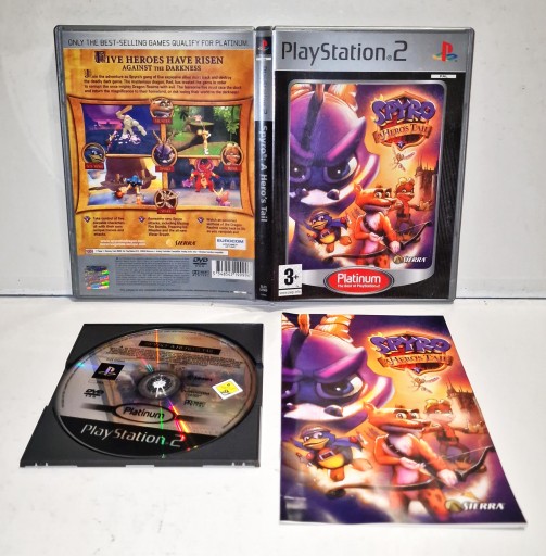 SPYRO A HERO'S TAIL PlayStation 2 (PS2) pudełkowa • Cena, Opinie - Allegro