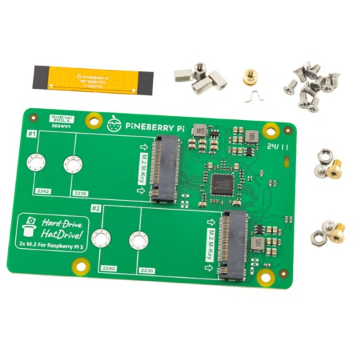 Adapter PCIe do Raspberry Pi 5 na dyski NVME Pineberry Pi HatDrive ... Adapter PCIe do Raspberry Pi 5 na dyski NVME Pineberry Pi HatDrive ...