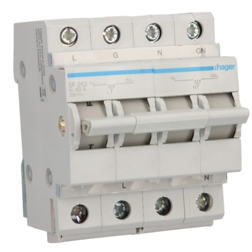 HAGER SF263 Modułowy przełącznik zasilania (SF263) • Cena, Opinie ...