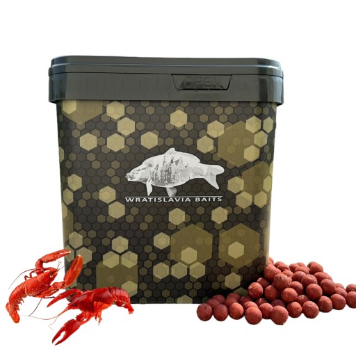 kulki proteinowe HOMAR / RAK 22mm 10KG WIADRO 17L WRATISLAVIA BAITS ...
