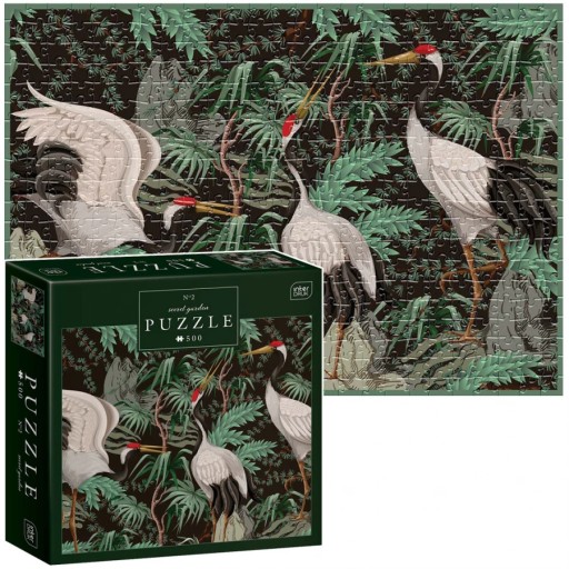 INTERDRUK PUZZLE 500 el PREMIUM ŻURAWIE PTAKI (5902277326010) • Cena ...
