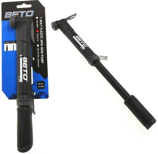 POMPKA ROWEROWA BETO RĘCZNA CRH-011P WSZYSKIE ZAWORY AV/DV/FV PRESTA ...