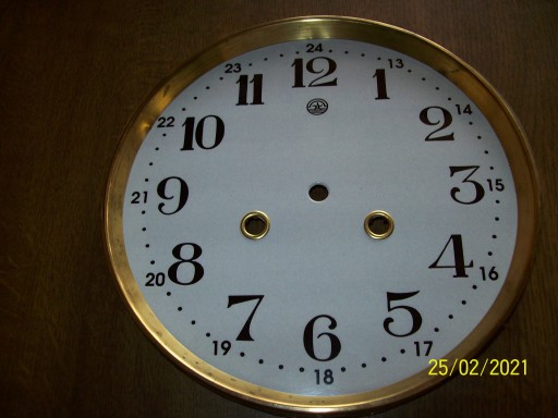 TARCZA-CYFERBLAT do zegara 20,5cm METRON 13335423170 - Allegro.pl