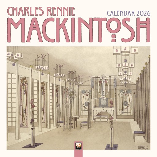 Flame Tree Studio Charles Rennie Mackintosh Wall Calendar 2026 (Art ...