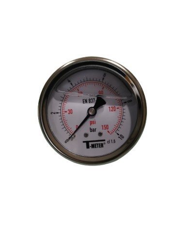 MANOMETR GLICERYNOWY D63 0-16 BAR 1/4 TYLNY • Cena, Opinie • Hydraulika siłowa 11382263606 • Allegro