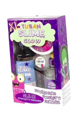 ZESTAW SUPER SLIME XL - GLOW IN THE DARK TUBAN (5901087031756) • Cena ...