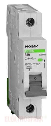 Wyłącznik nadprądowy Ex9BN 1P C10A 6kA 100096 NOARK (8592765000972) • Cena, Opinie 7974931122 ...