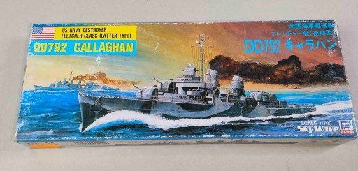 US Navy Destroyer Fletcher Class DD-792 Callaghan Pit Road W-1 1/700 ...