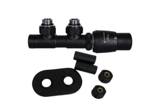 VARIOTERM TWINS CZARNE ZAWORY GRZEJNIKA ŁAZIENKOWE • Cena, Opinie ...