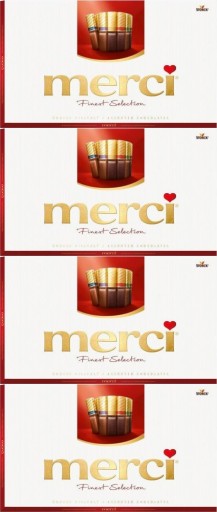 Bombonierka Merci Finest Selection 400g x4 (4014400900217) • Cena ...