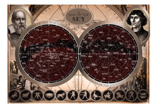 Fototapeta - Mapa neba - 250X175 za 51.15EUR - Allegro