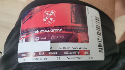 Bilet Odra Opole - Śląsk Wrocław - 17993414114 - Allegro