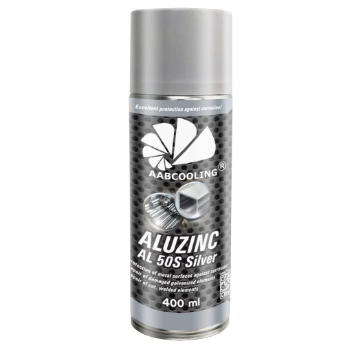 AABCOOLING ALU-CINK KORRÓZIÓGÁTLÓ KÉSZÍTMÉNY O-CINK SPRAY EZÜST 400ml ...