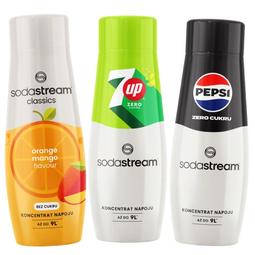 7UpFREE Orange Mango Pepsi Max syropy SodaStream (5904121133218) • Cena ...