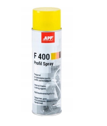 Preparat do zabezpieczania profili zamkniętych APP F400 bursztynowy 500 ... Preparat do zabezpieczania profili zamkniętych APP F400 bursztynowy 500 ...