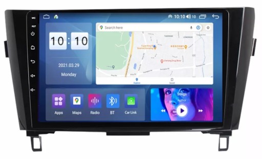 RADIO GPS ANDROID NISSAN QASHQAI J11 2013-21 USB WIFI CARPLAY MODEM SIM ...