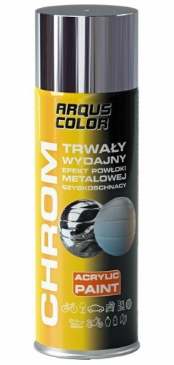 Lakier spray 400ml CHROM SREBRNY LUSTRO • 22.98PLN • Lakiery - Chemia budowlana • Allegro ...