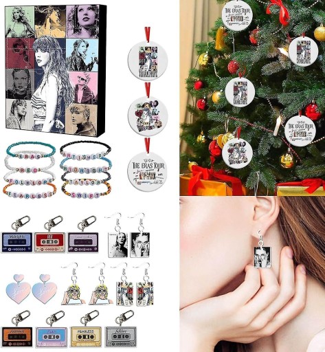24 DNI KALENDARZ ADWENTOWY Taylor Swift Bransoletka/brelok (a34Taylor ... 24 DNI KALENDARZ ADWENTOWY Taylor Swift Bransoletka/brelok (a34Taylor ...