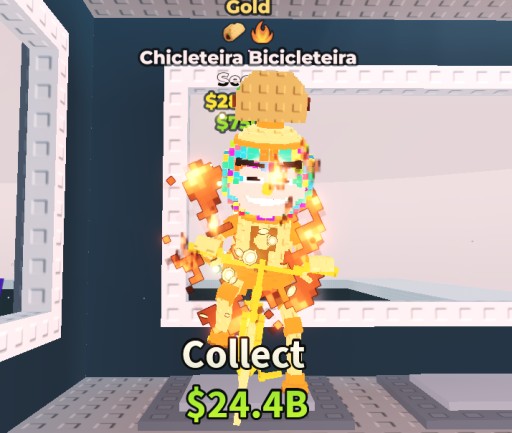 GOLD Chicleteira Bicicleteira | Steal A Brainrot | Secret | Roblox - Stan: Produkt cyfrowy 37 ...