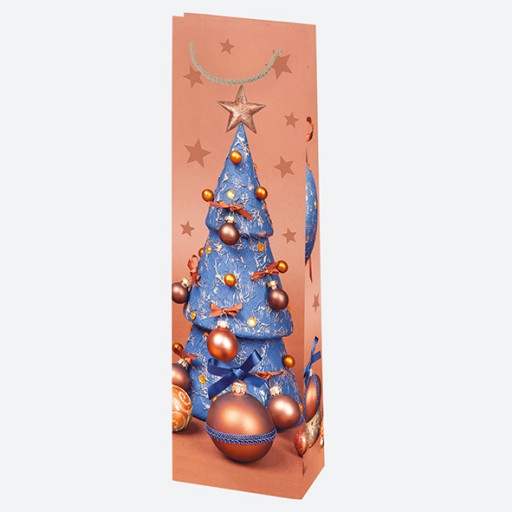 TOREBKA NA PREZENT ŚWIĄTECZNA MIKOŁAJKI NA WINO POL-MAK WZ 1 • Cena, Opinie • Torby papierowe ...