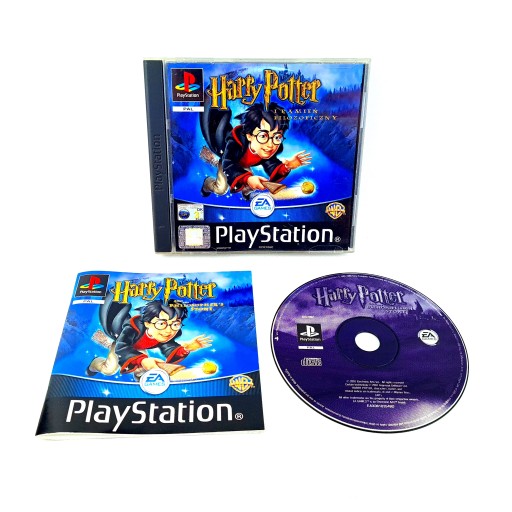 HARRY POTTER AND THE PHILOSOPHER'S STONE PlayStation (PSX) pudełkowa ...
