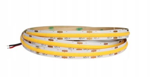 TAŚMA COB LED 12V 2400 DIÓD 5M. NEUTRAL NEON LINIA • Cena, Opinie ...
