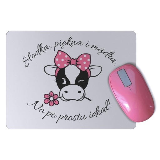 Podkładka pod mysz myszkę ŚMIESZNA KROWA memy mem - Sklep, Opinie, Cena ...