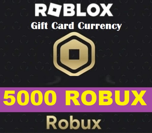ROBLOX KÓD PRO 5000 ROBUX 5000RS ROBUXŮ ROBUXY GIFT CARD MĚNA KÓD KARTA ...