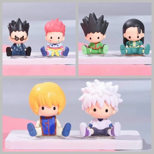 Hunter X Hunter Figurka Killua Zoldyck Chrollo Lucilfer Mini Bean Oczy ...
