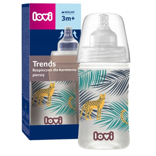LOVI Butelka Trends 250 ml Jungle Vibes ze Smoczkiem 3m+ 14713559071 - Allegro.pl