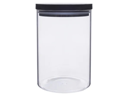 SŁOIK POJEMNIK SZKLANY PRZECHOWYWANIE ŻYWNOŚCI ZATYCZKA CZARNY 800ml 0,8L (0001) • Cena, Opinie ...