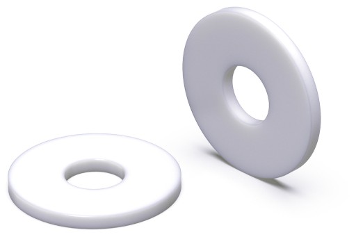 1000KS PODLOŽKA PLASTOVÁ M4 DIN9021 NYLON PA6 - Allegro