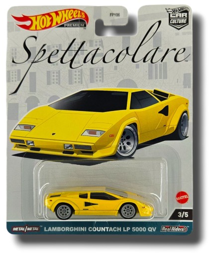 Hot Wheels Premium LAMBORGHINI COUNTACH LP 5000 QV Spettacolare za 14 ...